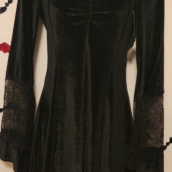 Gothic Velvet Dress - Etsy