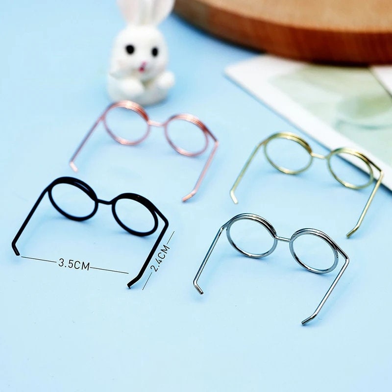 Chic Miniature Glasses for Moru Dolls - Elevate Your Doll's Style With ...