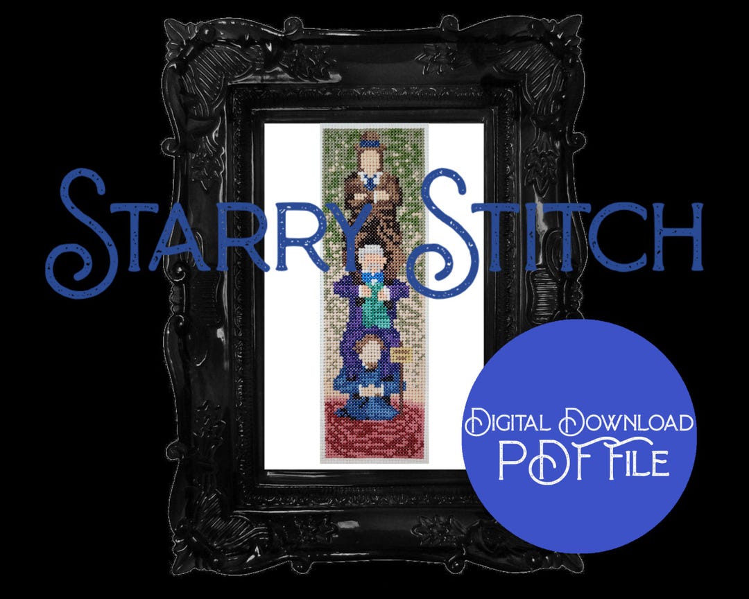 Haunted Mansion Stretching Portrait Quicksand Men Cross Stitch PDF ...