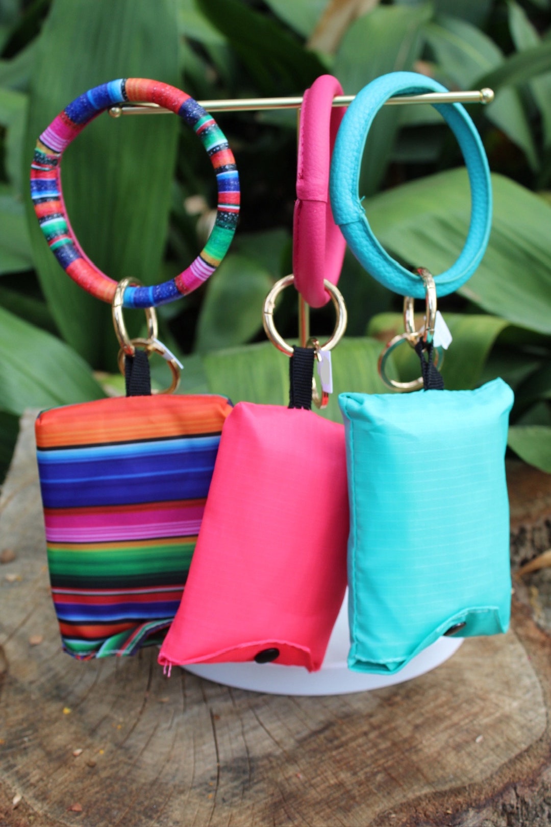 Foldable Reusable Shopping Bag Keychain, Keychain Accessories, Shopping ...