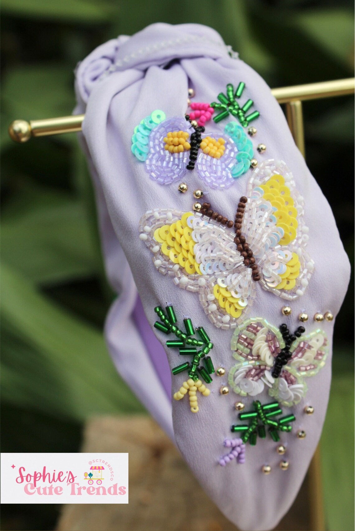 Spring Theme Headbands, Flower Theme Headbands, Butterfly Theme ...