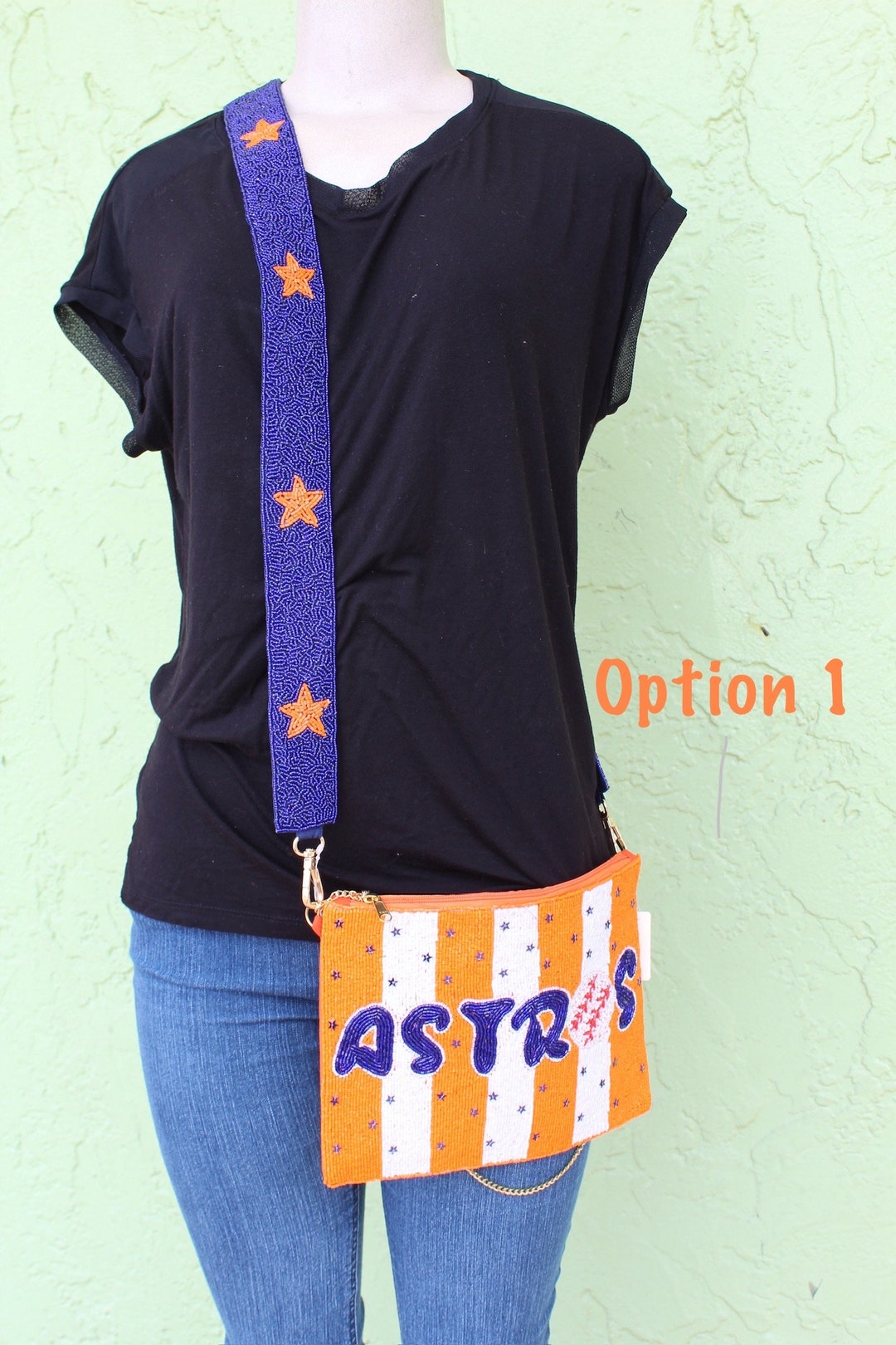 Astros Crossbody Set, Houston Astros Accessories, Purse Strap, Astros ...
