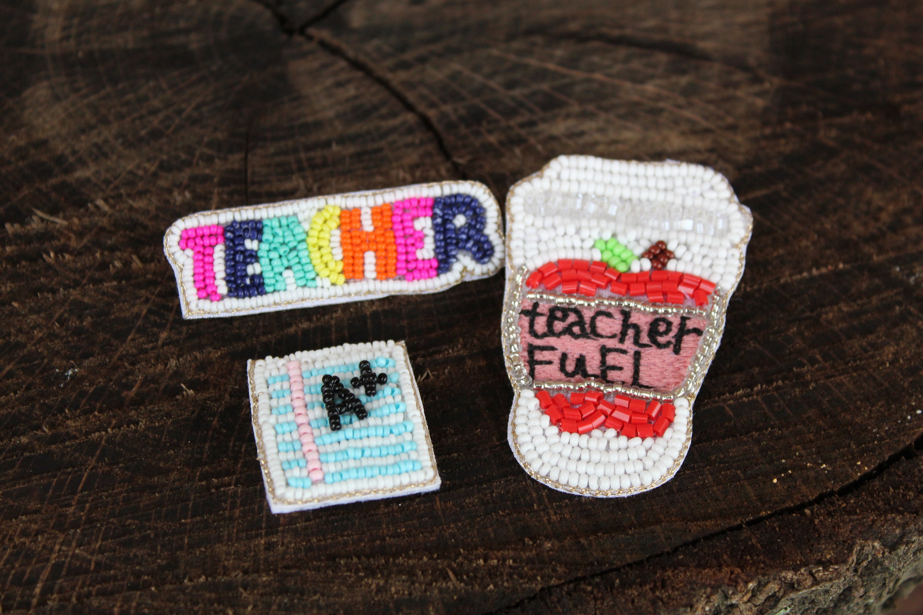 Teacher Pins Set of 3, Teacher Accessories, Teacher ID Pins, Teacher ...