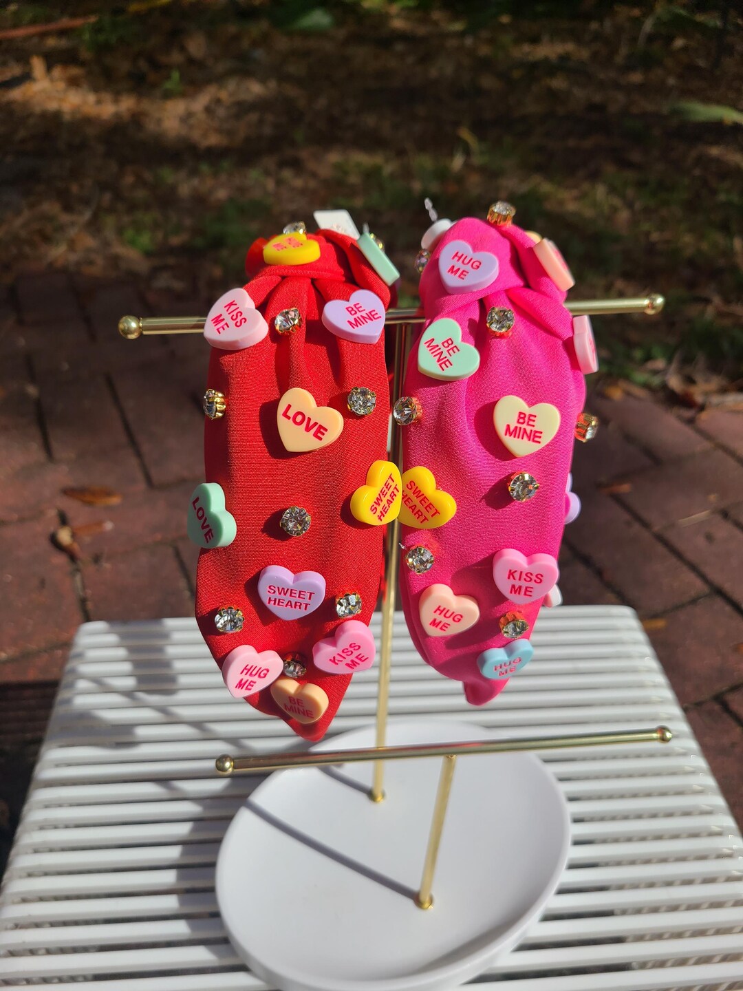 Valentine's Day Headbands, Sweetheart Headbands, Valentine's Day, Pink ...
