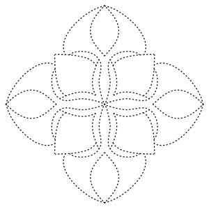 20 Printable Mandala Dot-to-dot Coloring Pages Trace Color Mandalas for ...