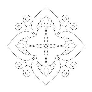 20 Printable Mandala Dot-to-dot Coloring Pages Trace Color Mandalas for ...