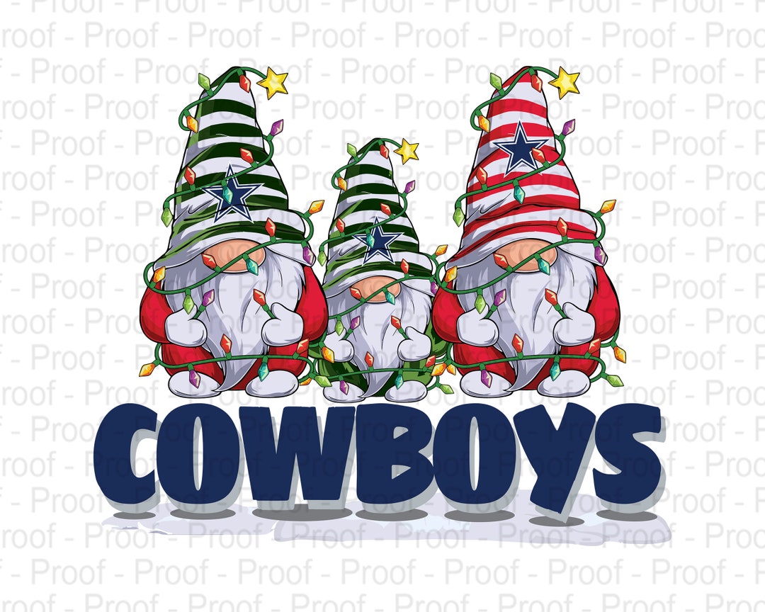 Christmas Cowboys Football PNG Instant Download Sublimation Digital ...