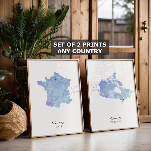 Personalised Map - Etsy