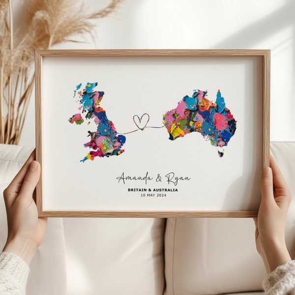 Personalised Map - Etsy