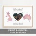 Family and Friends Long Distance Personalised Photo Gift, Moving ...
