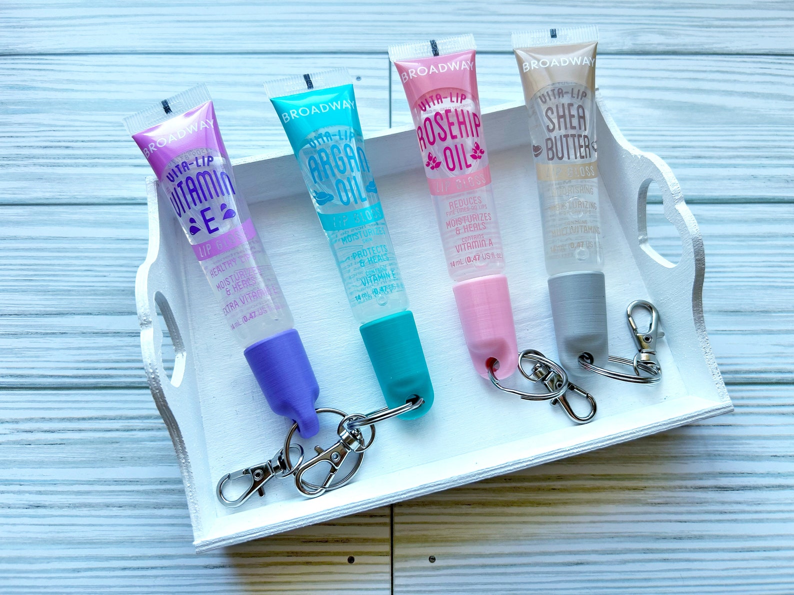 Broadway Vita Lip Gloss - Lip Balm Holder - Chapstick Holder Keychain ...
