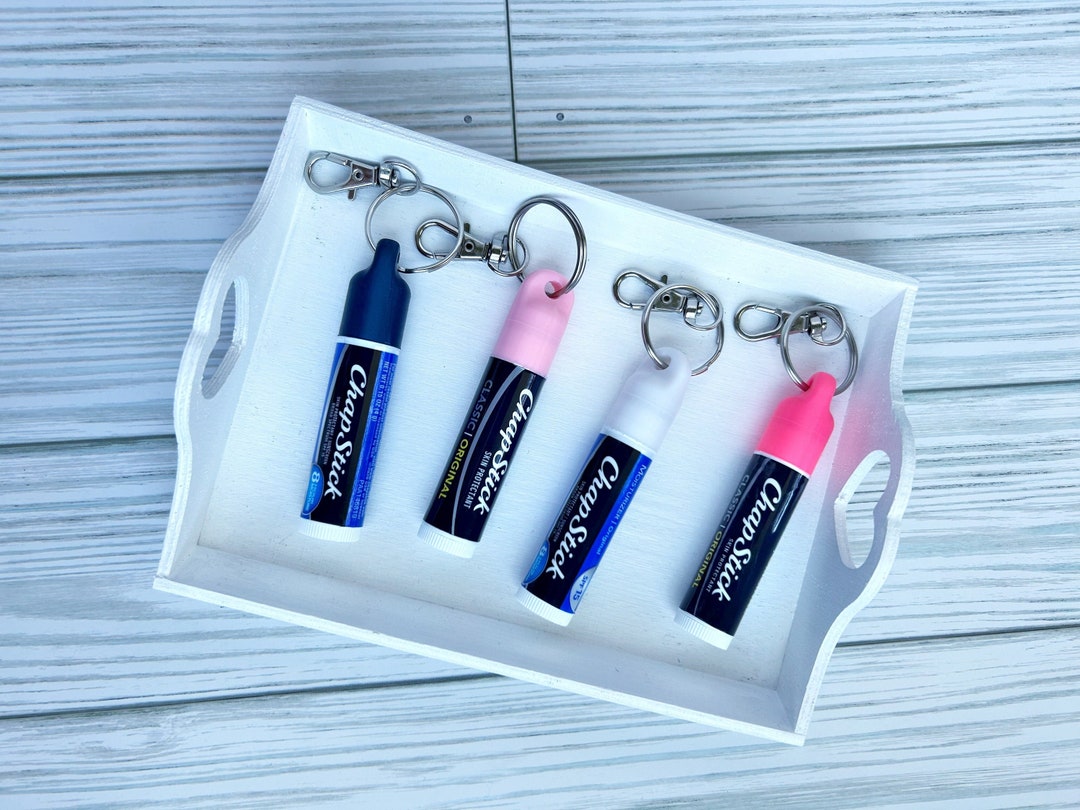 Chapstick Keychain Cap - Chapstick Holder Keychain - Chapstick Keychain ...