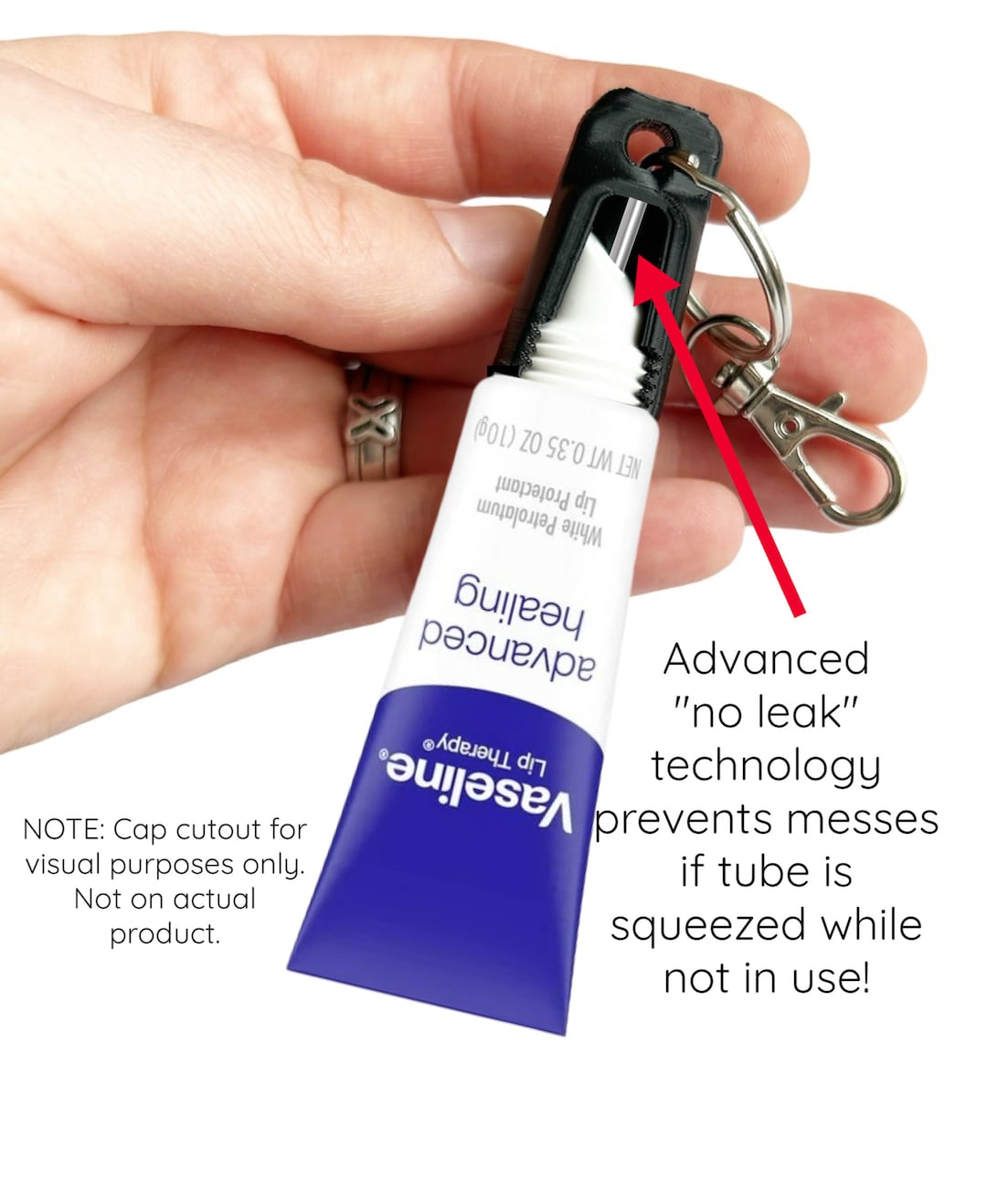 Vaseline Lip Balm Holder Chapstick Holder Keychain Lip Balm Keychain ...