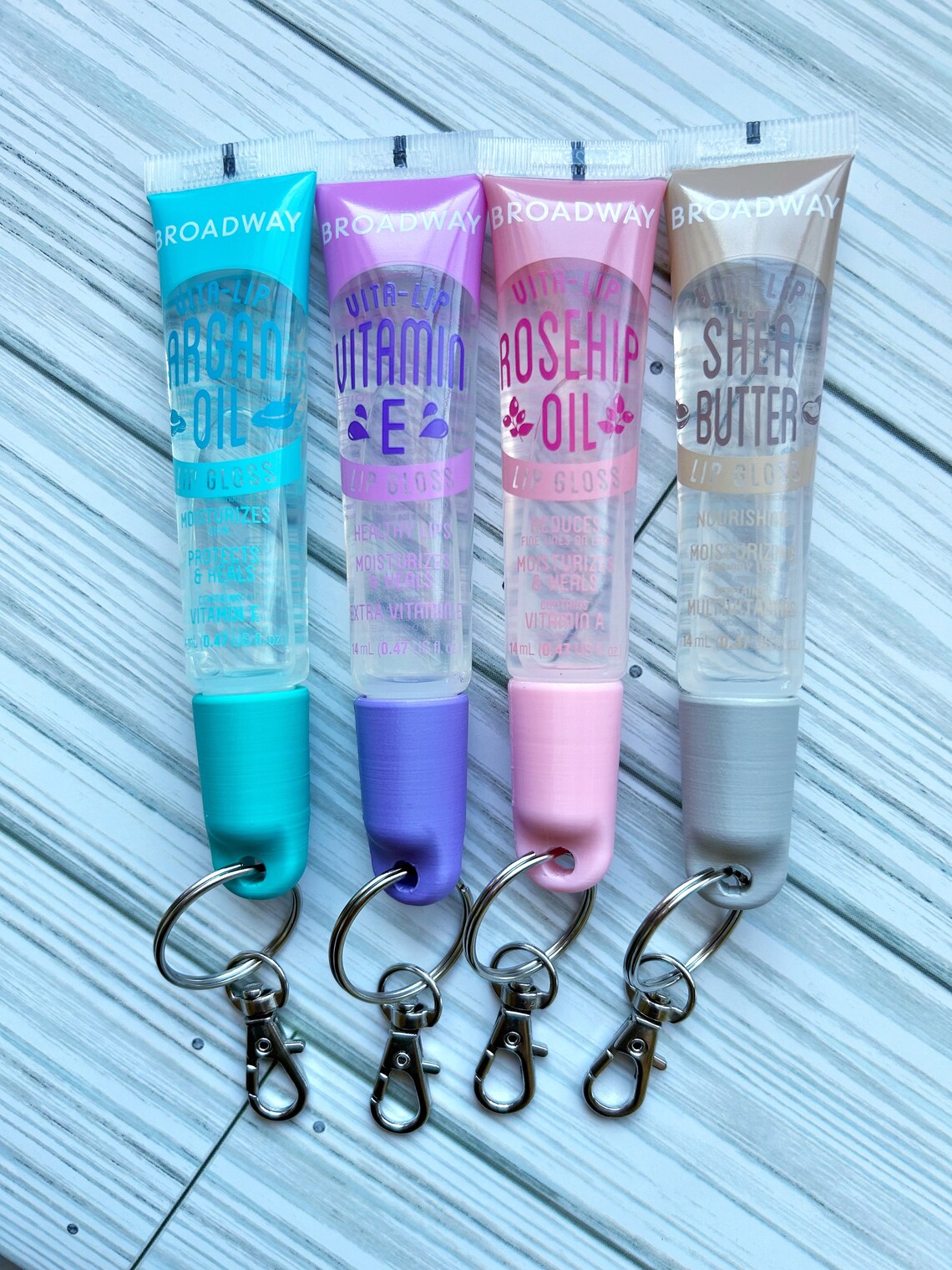 Broadway Vita Lip Gloss - Lip Balm Holder - Chapstick Holder Keychain ...