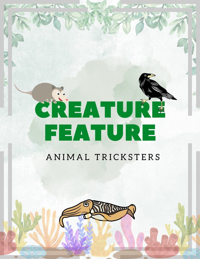 Educational Animal Activity Packet, Worksheets for Kids – ADAPTATIONS ...