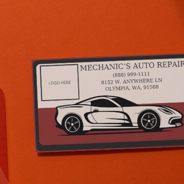 Auto Business Card - Etsy
