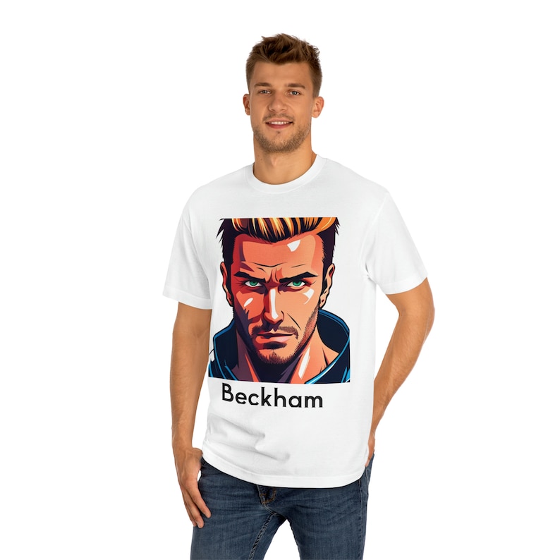 David Beckham Anime Tshirt - Etsy