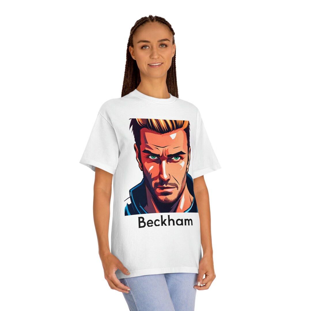 David Beckham Anime Tshirt - Etsy
