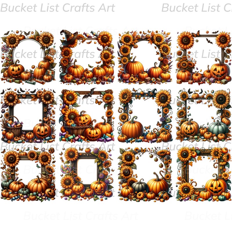 Halloween Frames - Etsy