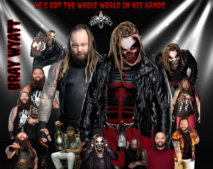 Professional Wrestler BRAY WYATT Great Looking Signed 8x10 Event ...