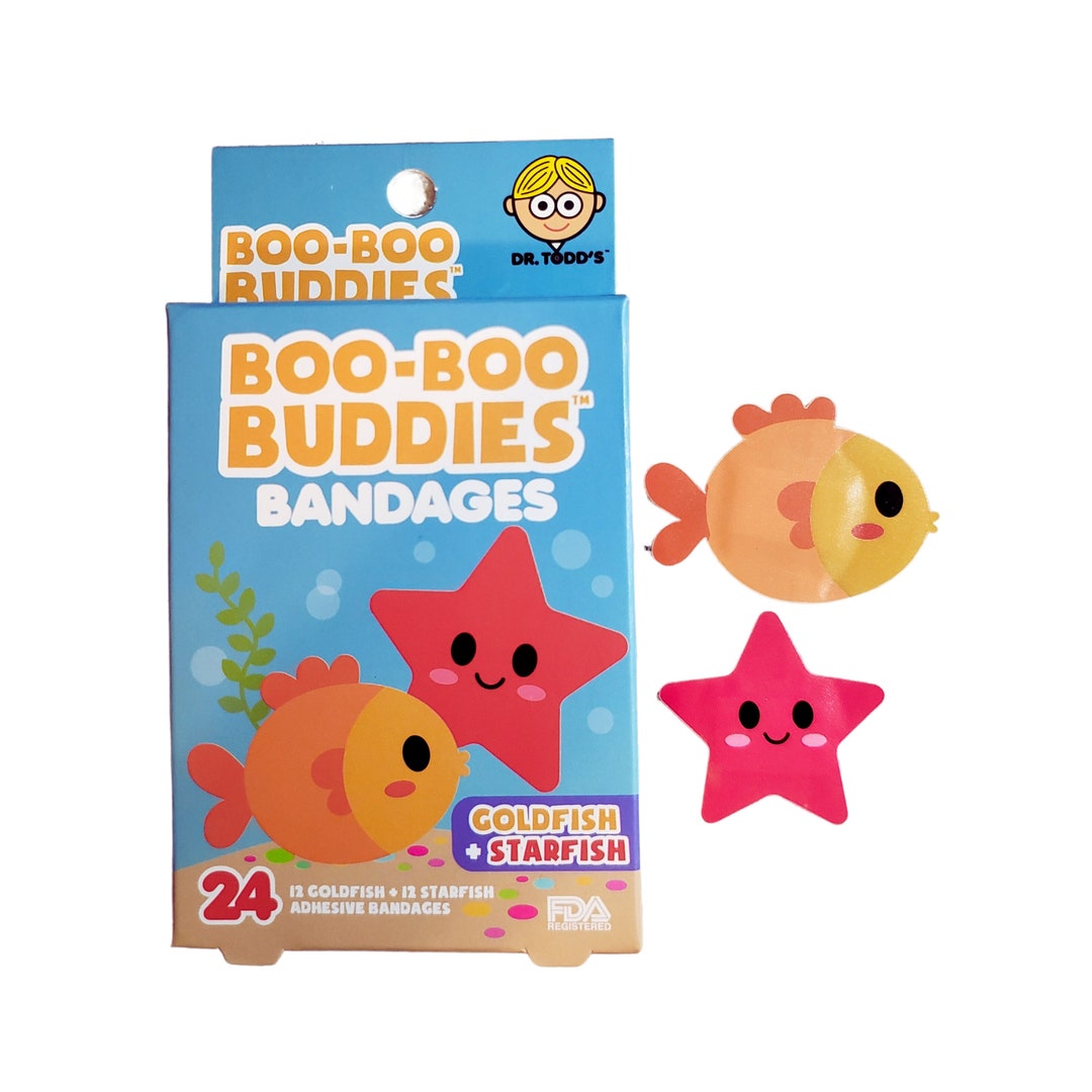 Goldfish and Starfish Bandages, Cute Bandaids Kids, Fun Bandaids Adult ...