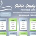Bible Study Printable Game, Christian Youth Group Hangout, Church ...