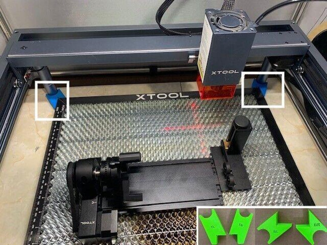 Xtool D1 Pro Honeycomb Alignment Tool Set (4 Pieces) - Etsy