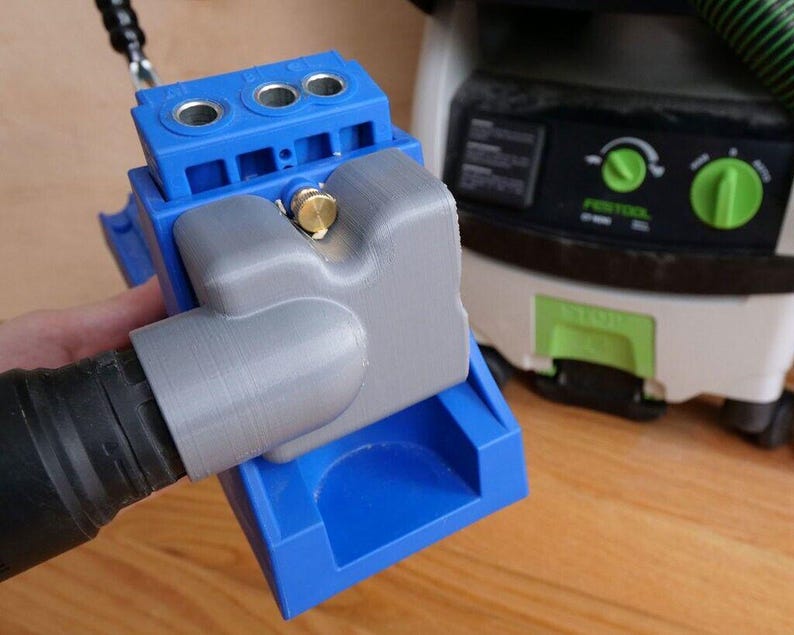Kreg K4/K5 Pocket Hole Jig to Festool 27mm Hose Adapter for Dust ...