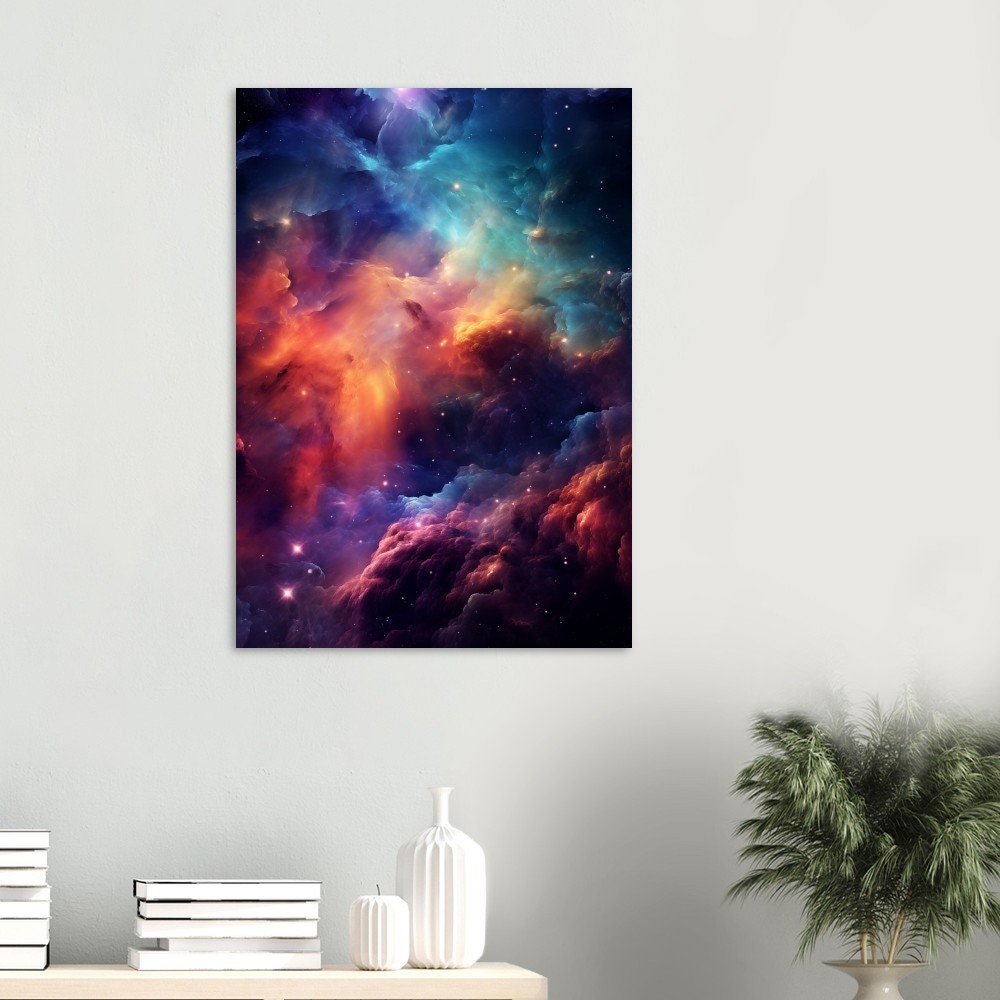 Space Poster, Solar System Poster, Colourful Space Poster, Outer Space ...
