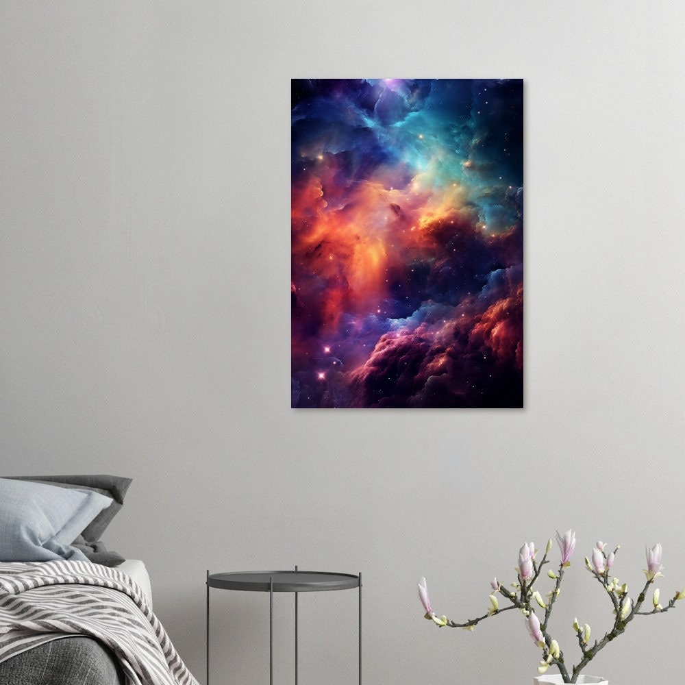 Space Poster, Solar System Poster, Colourful Space Poster, Outer Space ...