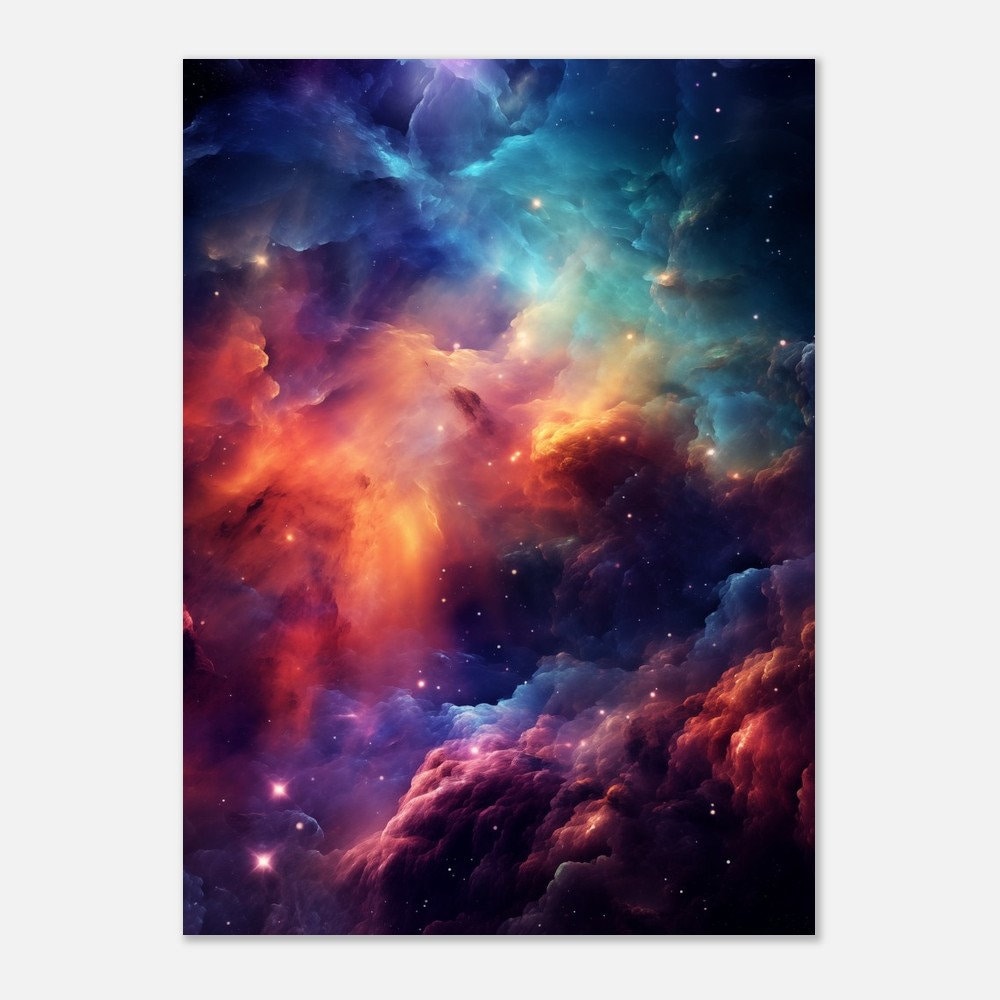 Space Poster, Solar System Poster, Colourful Space Poster, Outer Space ...