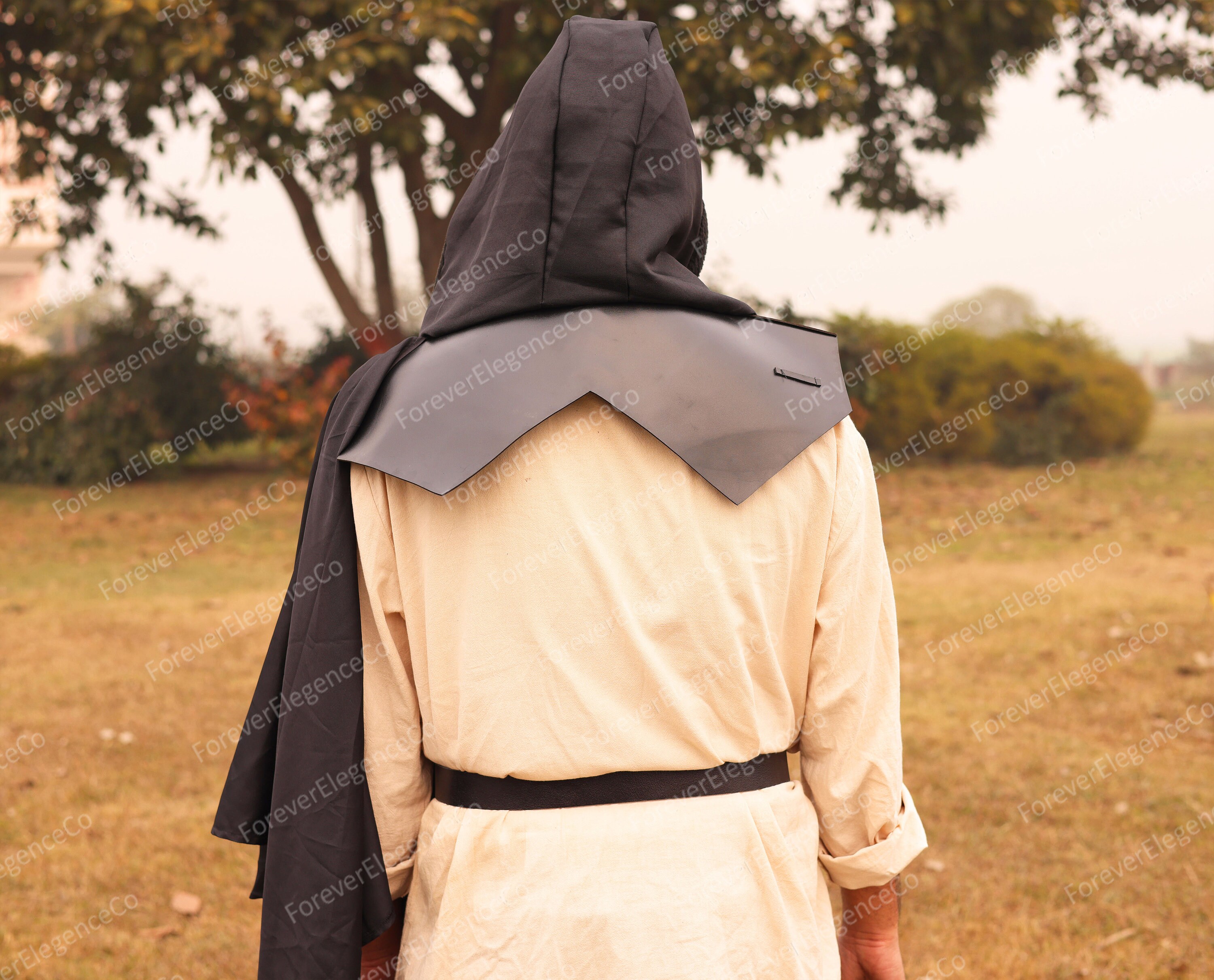 Ren Faire Medieval Cloak With Hood, Renaissance Viking Wizard Cloak ...