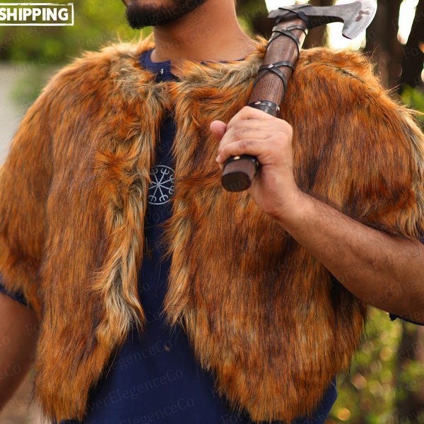 Viking Fur Mantle - Etsy