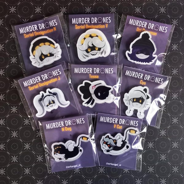 Murder Drone Stickers - Etsy