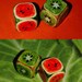 Handmade Clay Fruit Dice, 2 Piece Fruit Dice Set, Polyhedral Dice ...