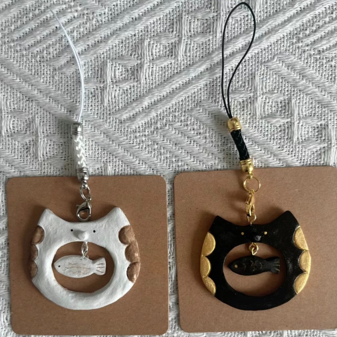 Handmade Clay Keychains, Car Accessories, Key Ornaments, Handmade Gifts ...
