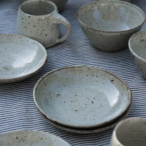 Handcrafted Ceramic Minimalist Small Plate Saucer Set Ceramic Saucer ...