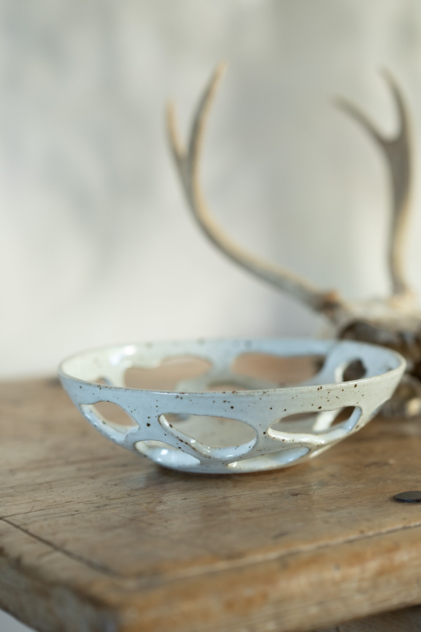 Handcrafted Ceramic Decorative Fruit Bowl With Open Frame Design ...