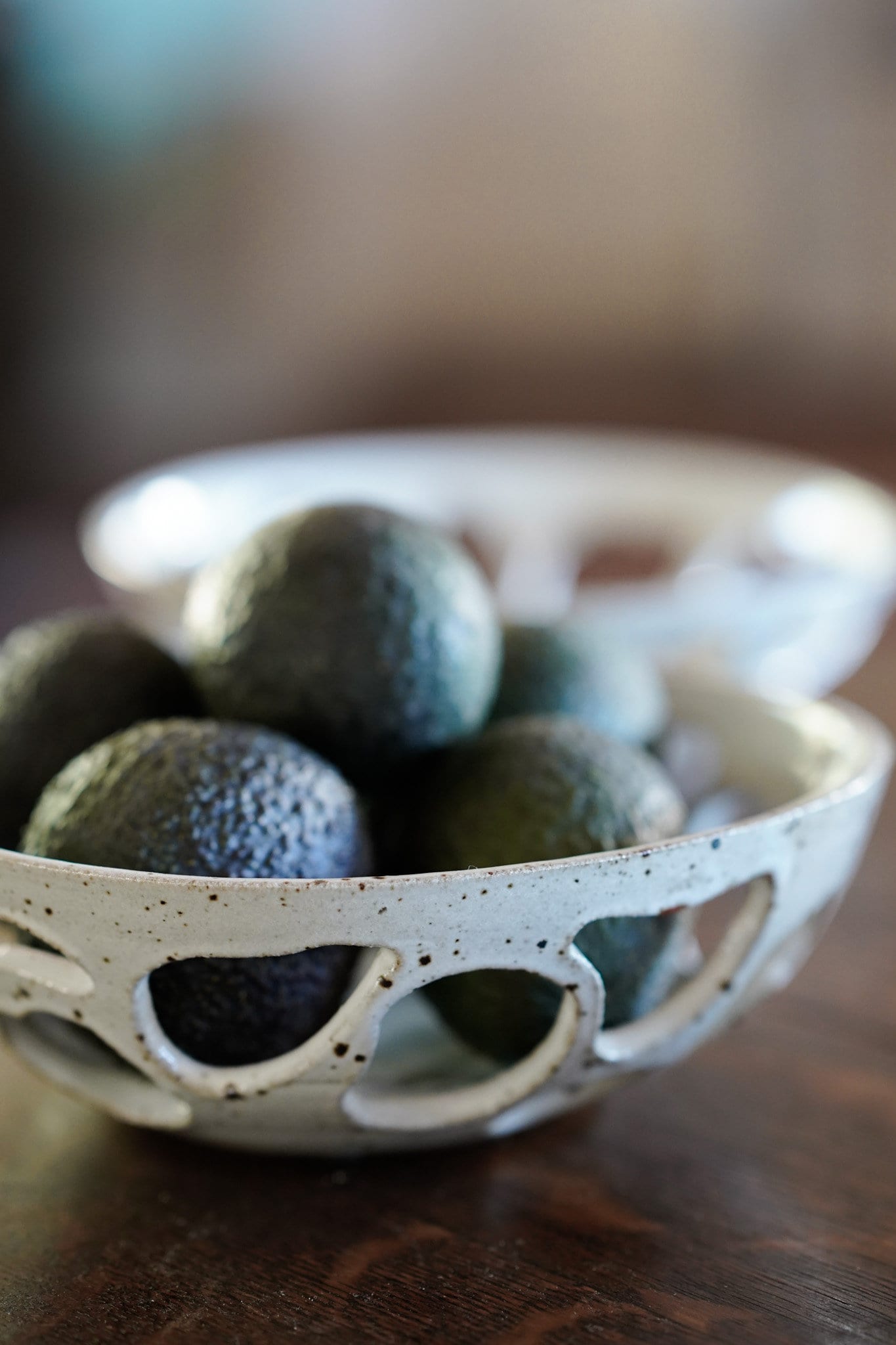 Handcrafted Ceramic Decorative Fruit Bowl With Open Frame Design ...