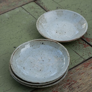 Handcrafted Ceramic Minimalist Small Plate Saucer Set Ceramic Saucer ...