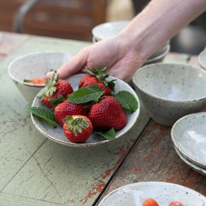 Handcrafted Ceramic Minimalist Small Plate Saucer Set Ceramic Saucer ...