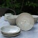 Handcrafted Ceramic Minimalist Small Plate Saucer Set Ceramic Saucer ...
