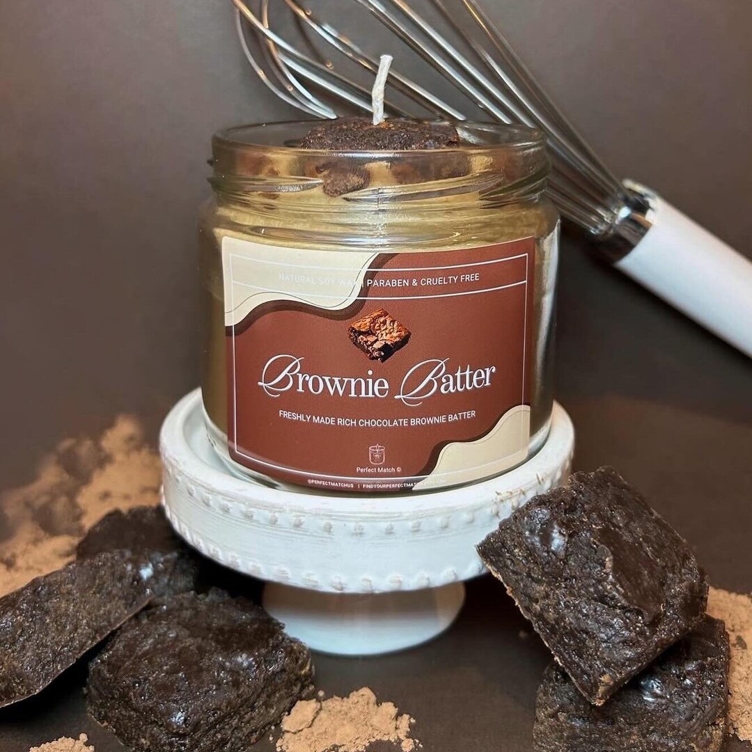 Fudge Chocolate Brownie Batter Soy Wax Candle | Rich Chocolate Scent ...