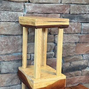 Creativegrin Hemlock Table With Contiguous Live-edge Trim (small) - Etsy