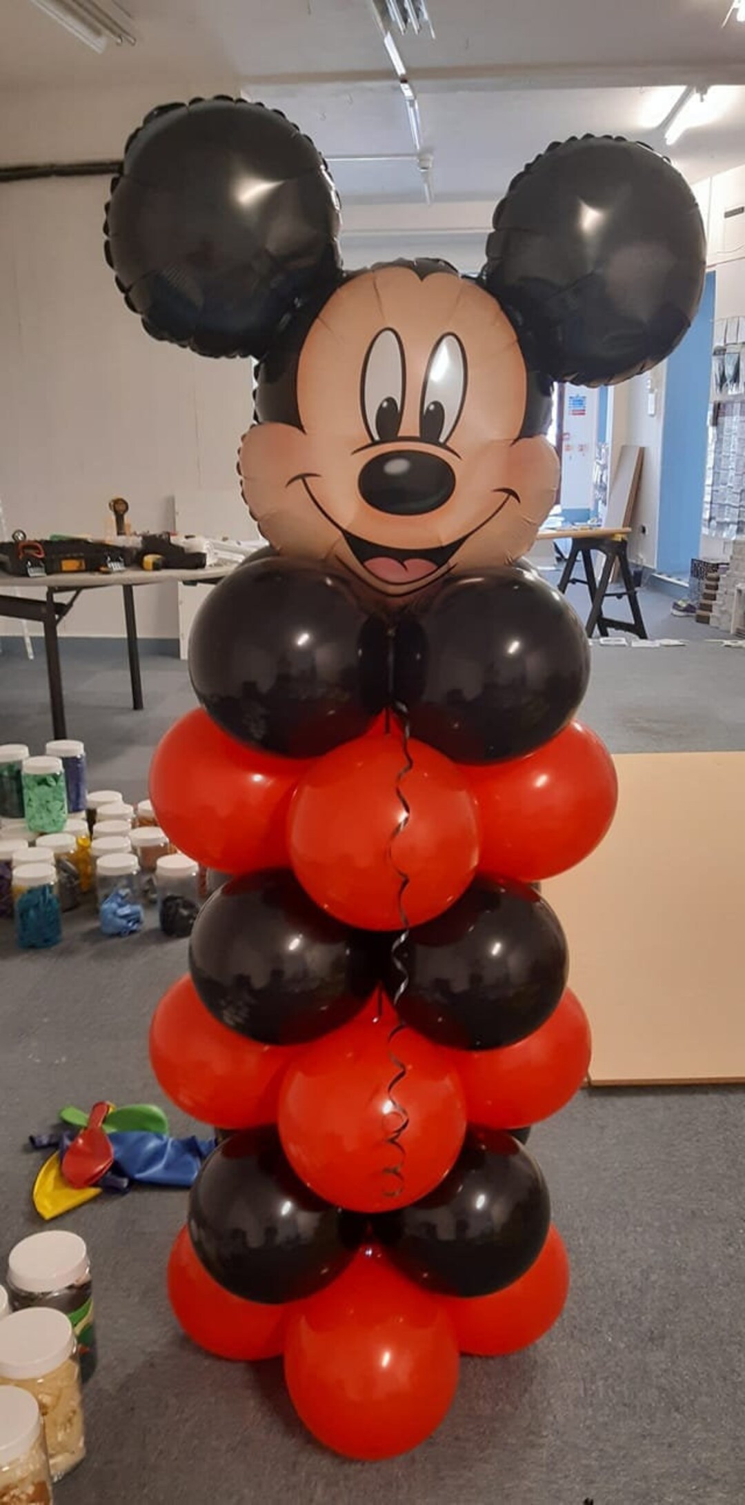 Mickey Mouse Diy Balloon Tower - Etsy UK