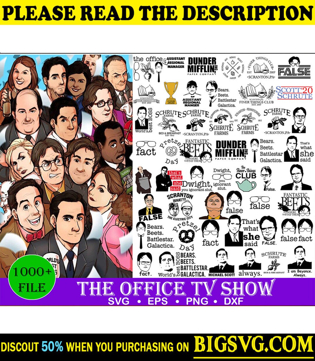 1.000 THE OFFICE SVG, the Office Svg Bundle, Michael Scott Svg, Dunder ...
