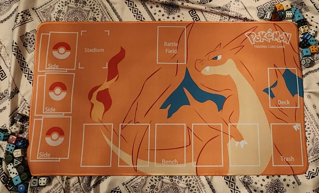 Mega Charizard Y Pokemon Playmat - Etsy