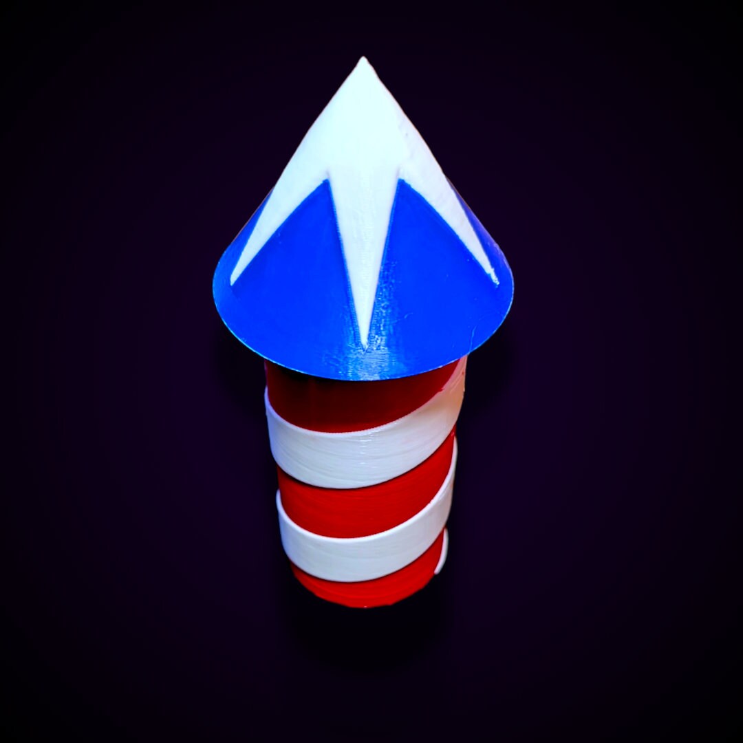 Rocket Firework 3D Printing STL File - Etsy