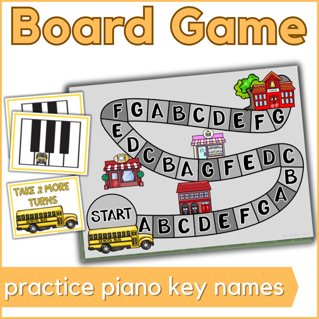 Wheels on the Bus Pre-reading Piano Lessons Printable Beginner Sheet ...