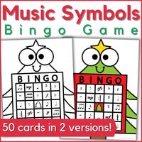 Beginner Music Bingo: Level 1, Keyboard & Staff (digital Download) - Etsy
